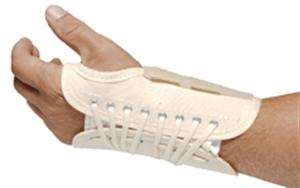 6" Canvas Duck Cock Up Wrist Splint