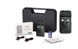 Drive Medical Portable Dual Channel TENS Unit with Timer and Electrodes